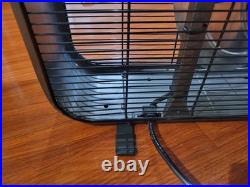 LASKO B20725 METAL Velocity BOX FAN ANTIQUE COLLECTIBLE RARE Gun Metal ...