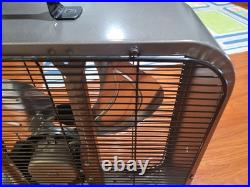 LASKO B20725 METAL Velocity BOX FAN ANTIQUE COLLECTIBLE RARE Gun Metal ...